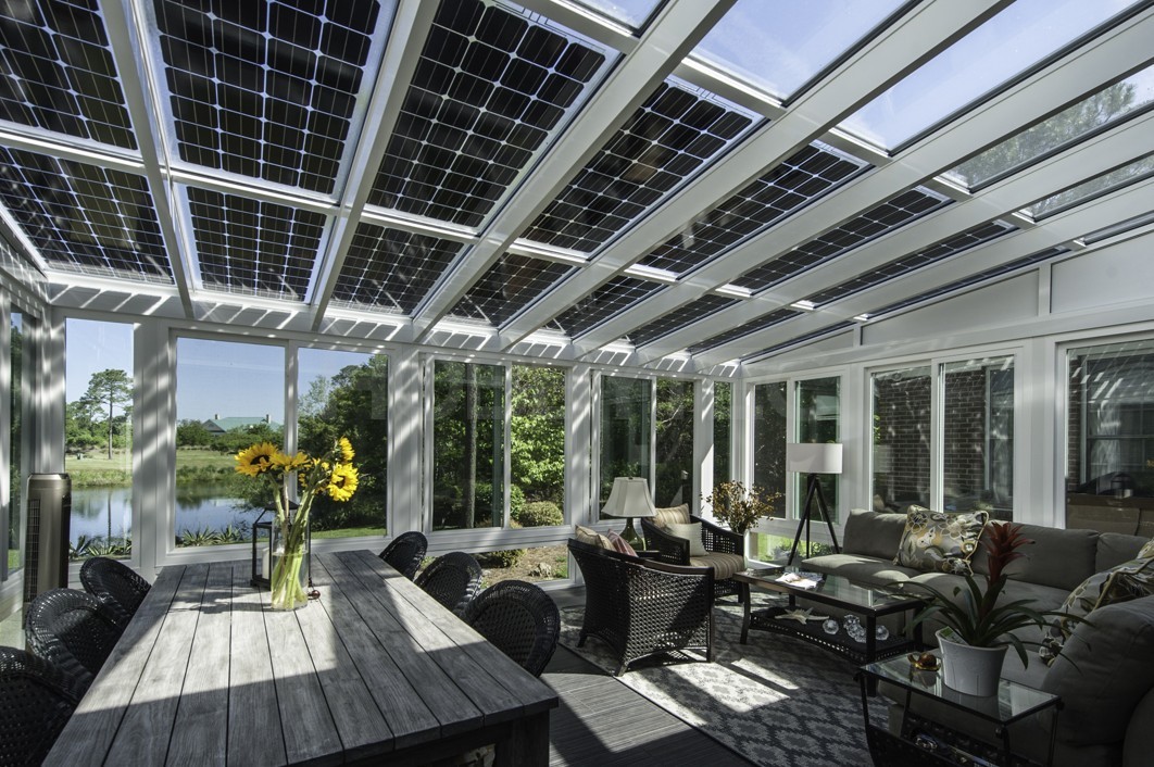 SOLAR ENERGO Aluminium Pergola with a Photovoltaic System without ...